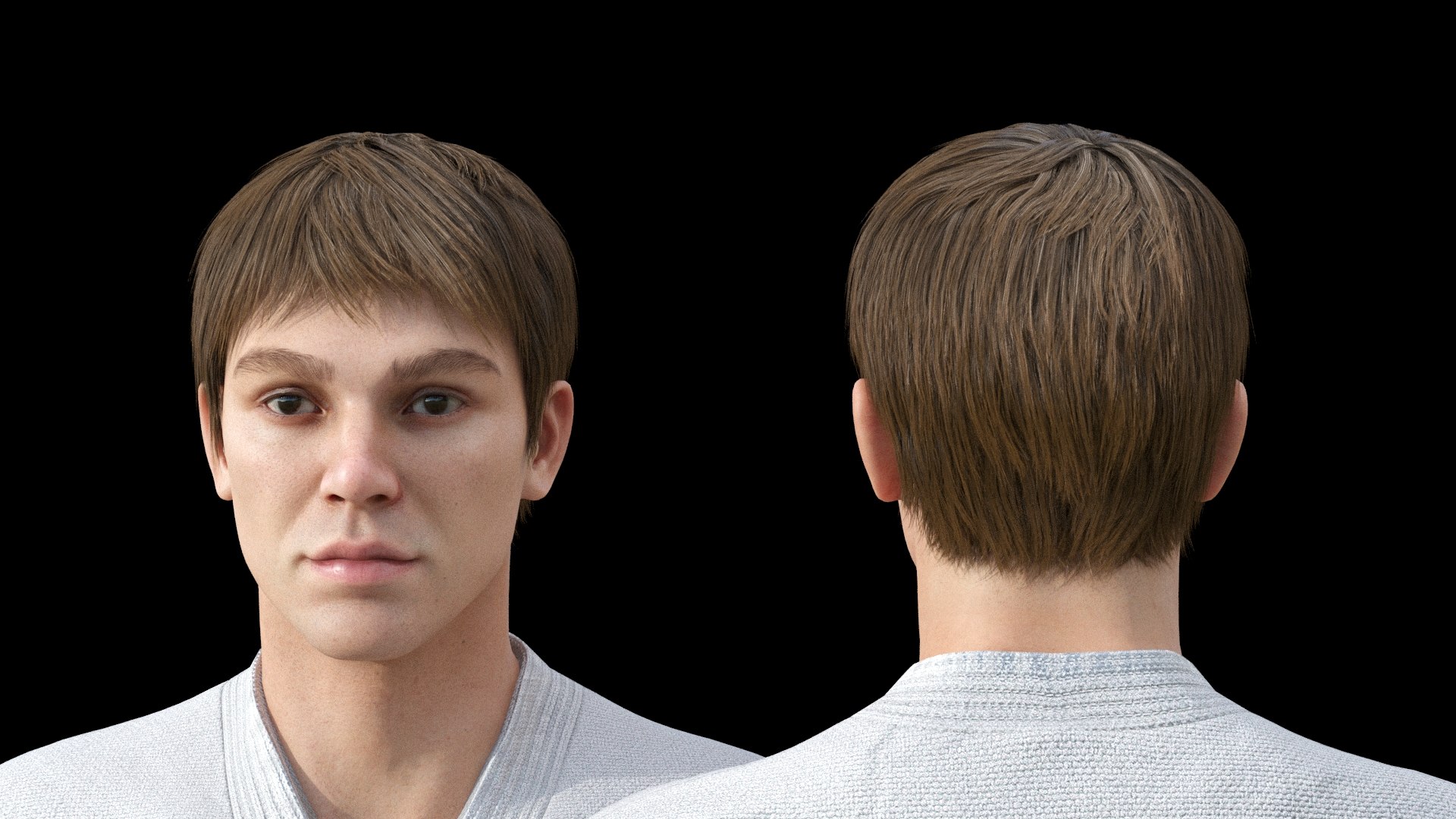 3D Karate Athlete Model - TurboSquid 2128485