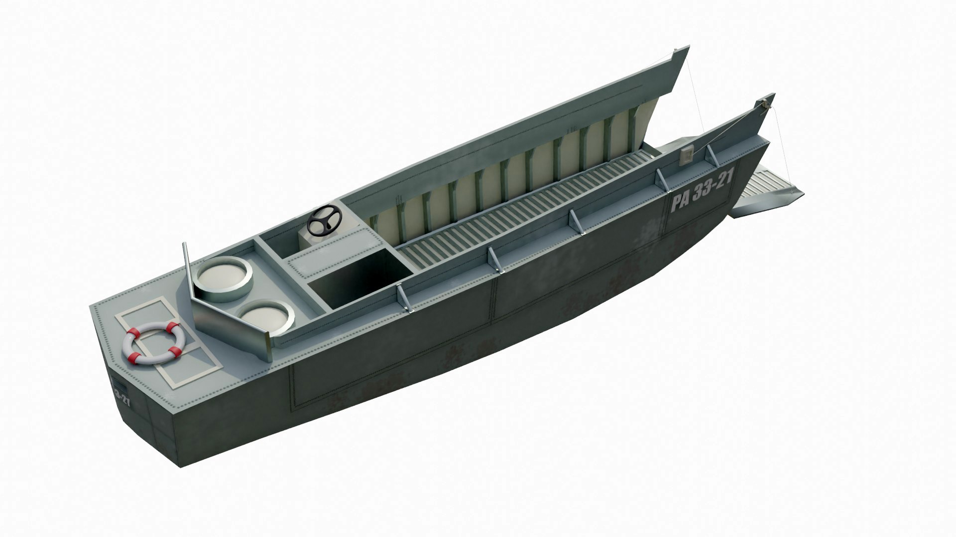 Higgins Boat Lcvp 3d Model