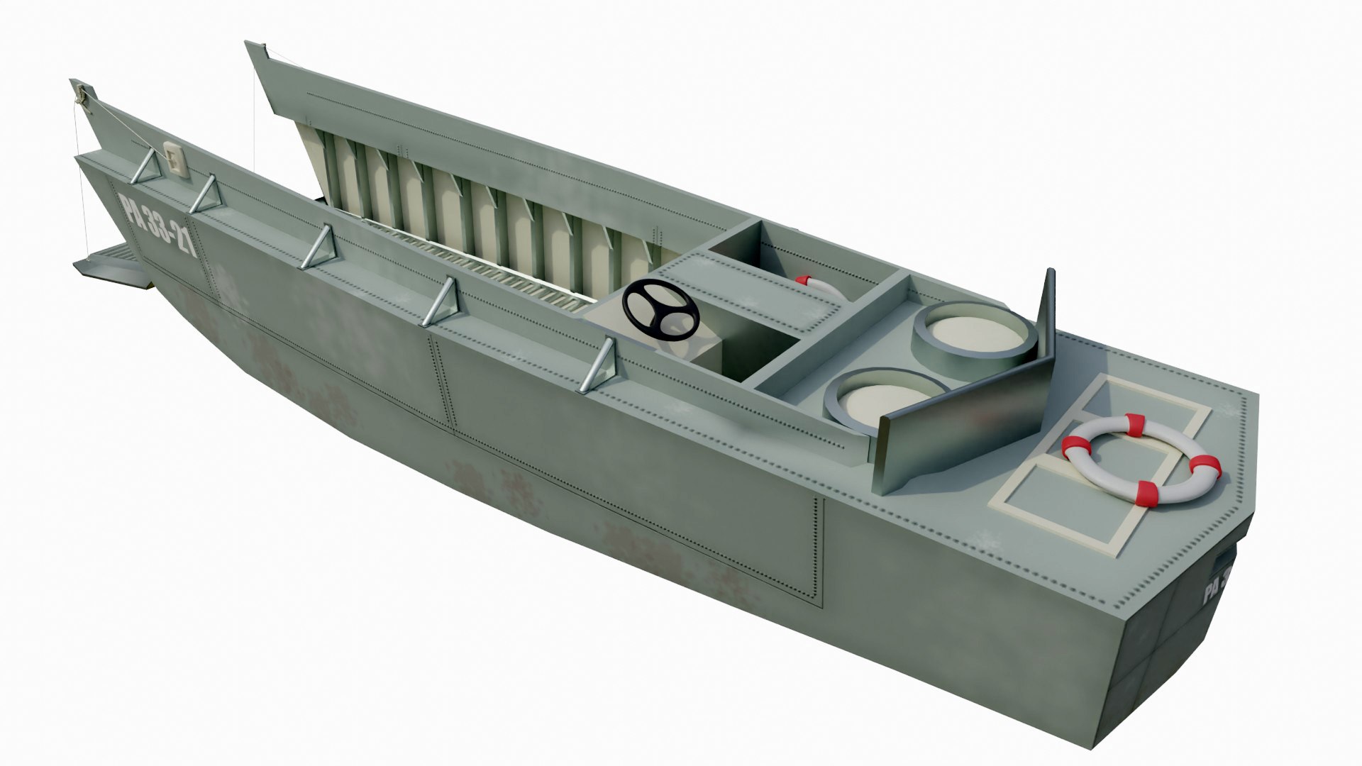 Higgins Boat Lcvp 3d Model