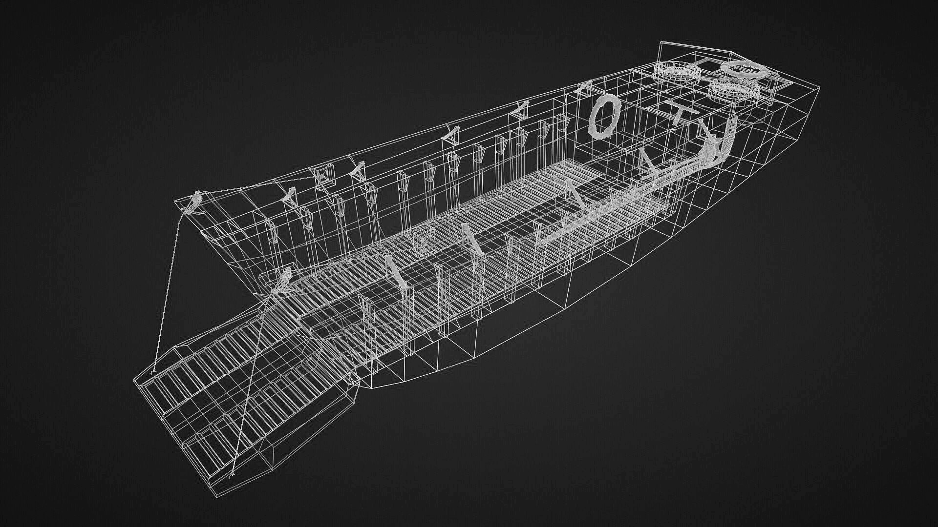 Higgins Boat Lcvp 3d Model