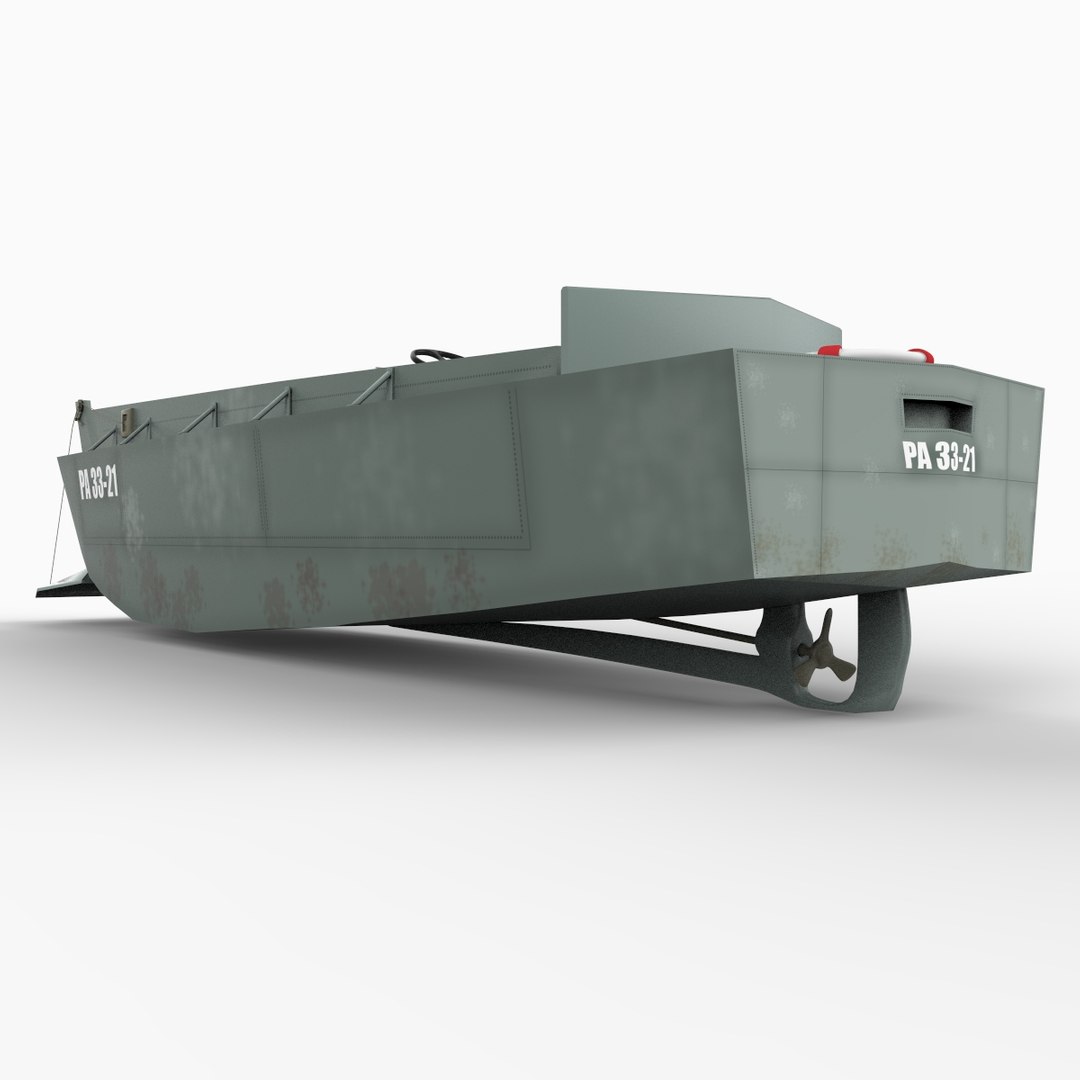 Higgins Boat Lcvp 3d Model