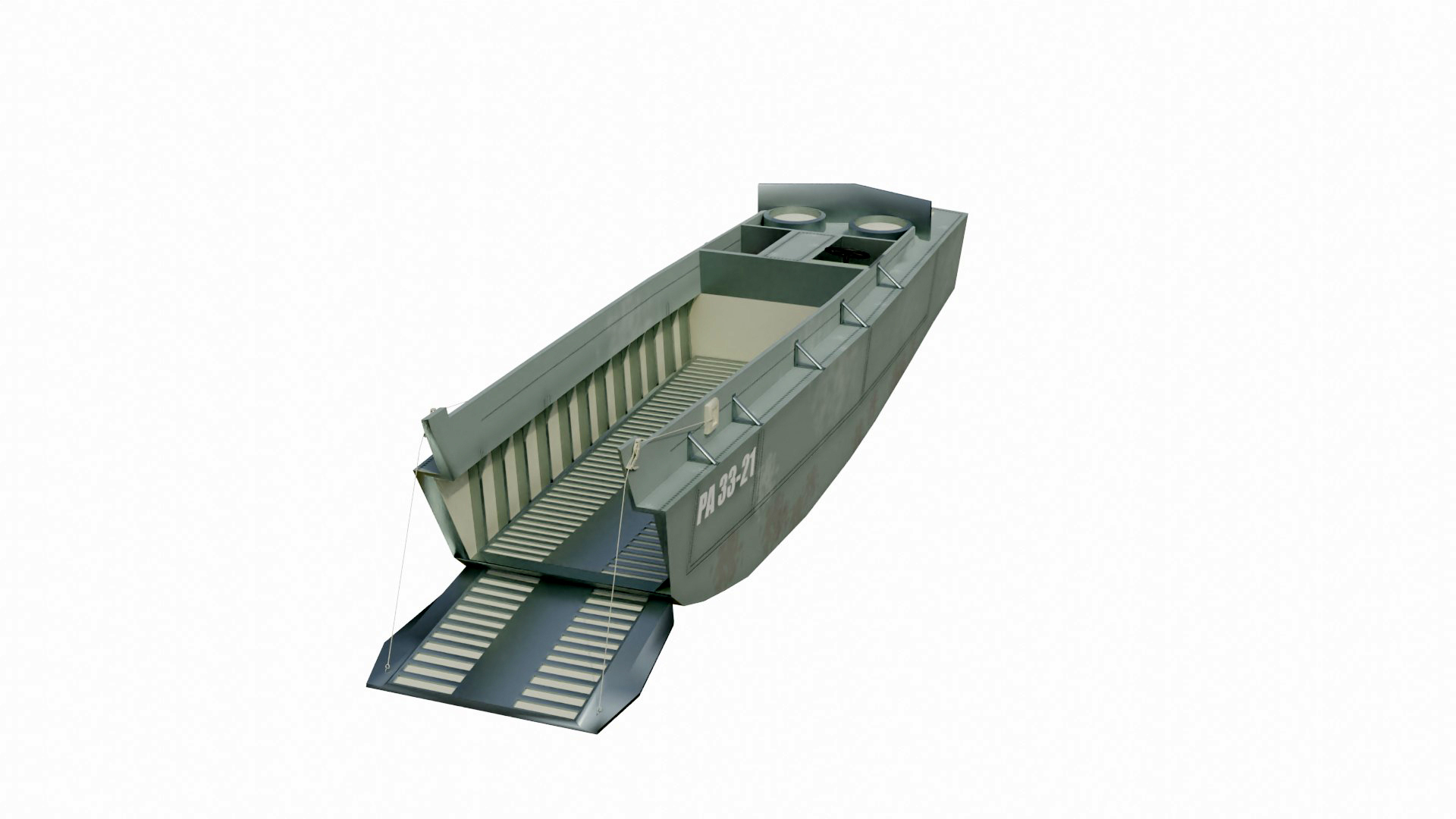 Higgins Boat Lcvp 3d Model