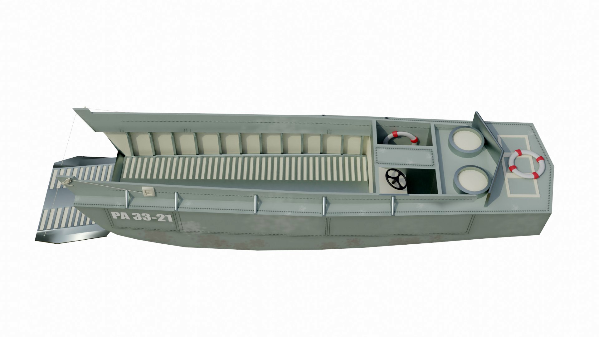 Higgins Boat Lcvp 3d Model