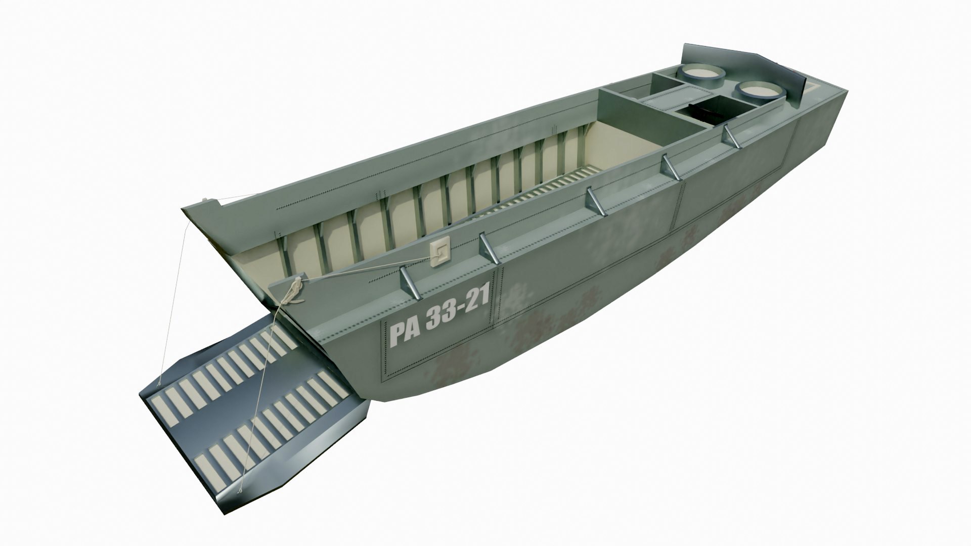 Higgins Boat Lcvp 3d Model