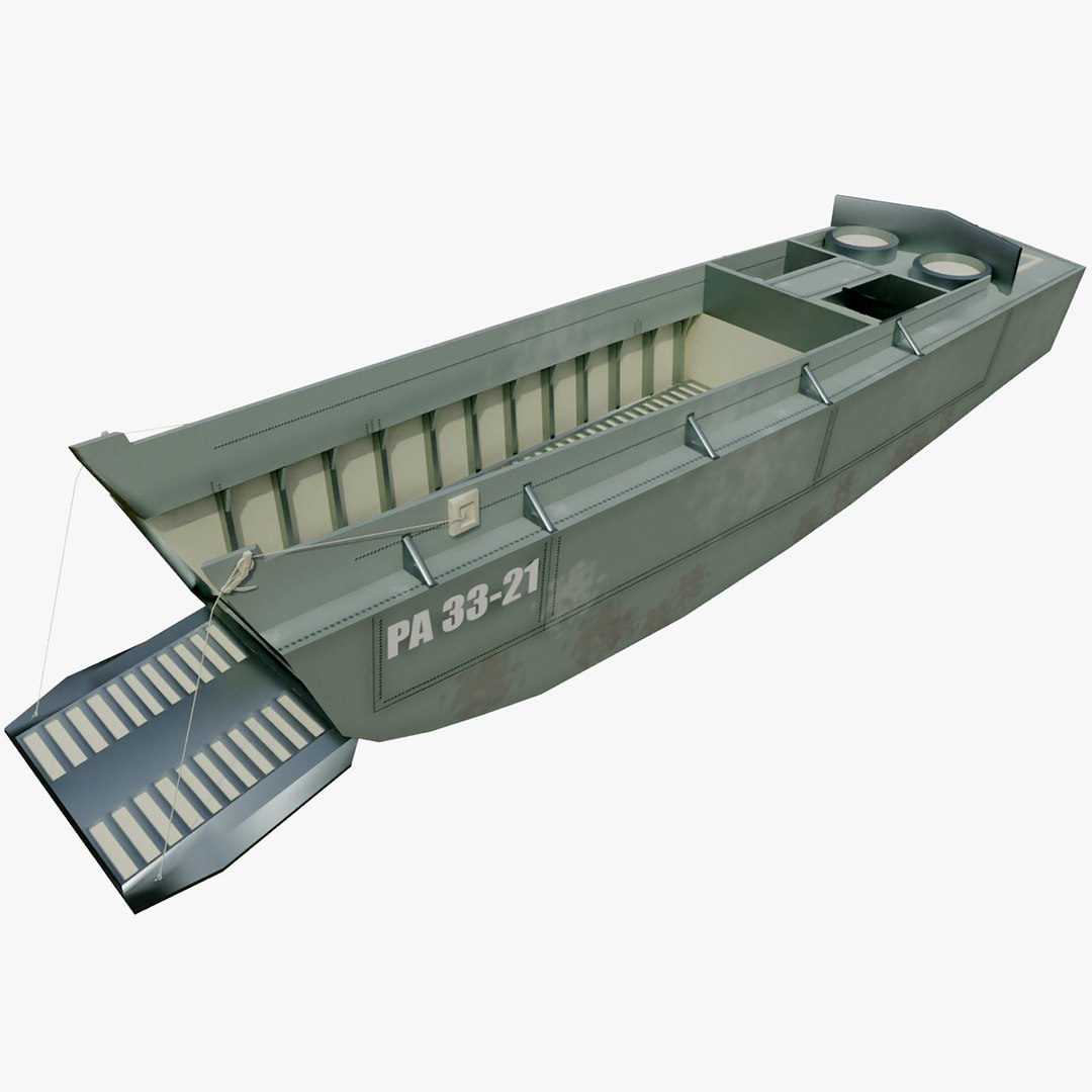 Higgins Boat Lcvp 3d Model