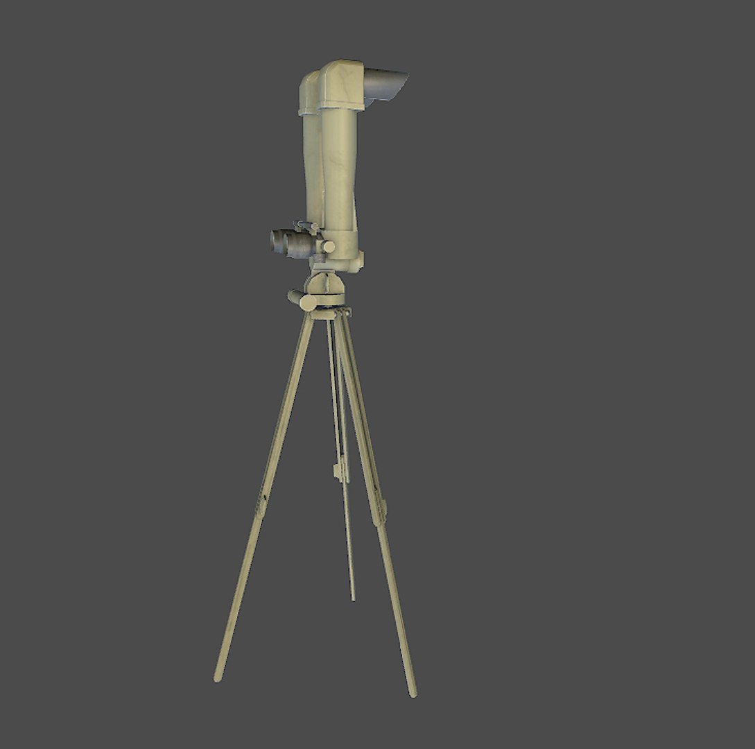 3d 3ds Ww2 German Field Scope