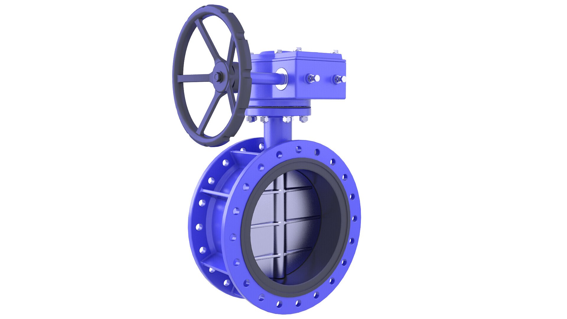 3D Large Butterfly Valve 48 - TurboSquid 2308113