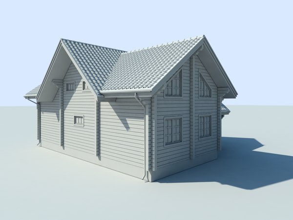 cottage 3d model