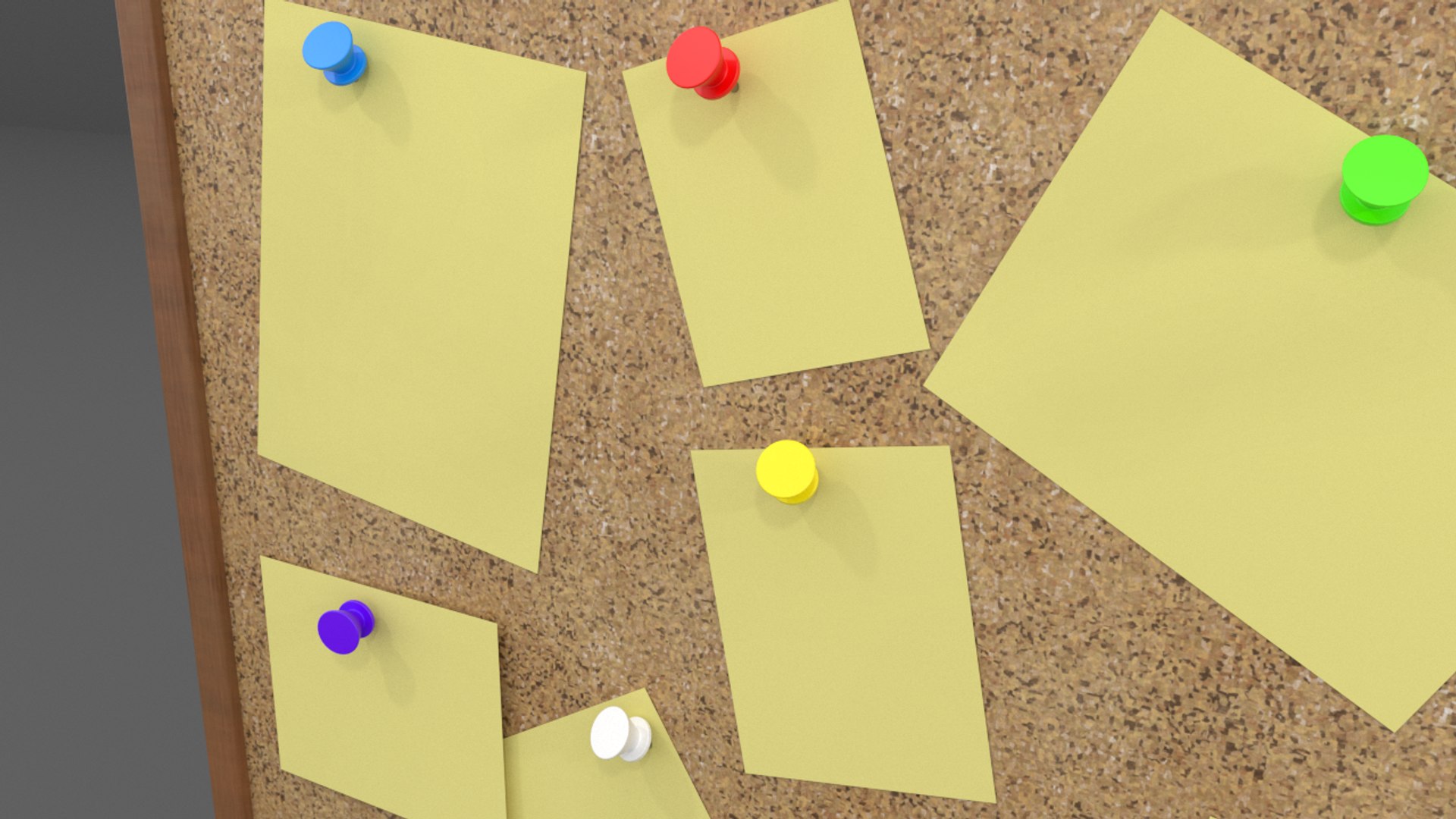 3D Pinboard Ready - TurboSquid 1490305