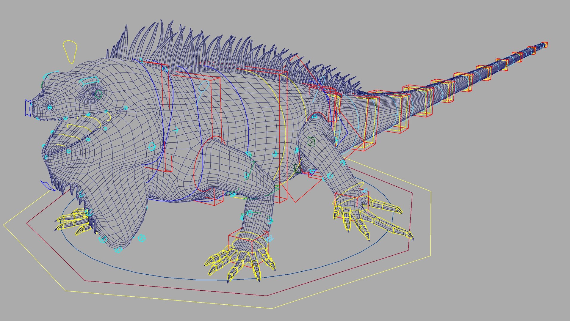 Iguana RIG 3D - TurboSquid 2234825