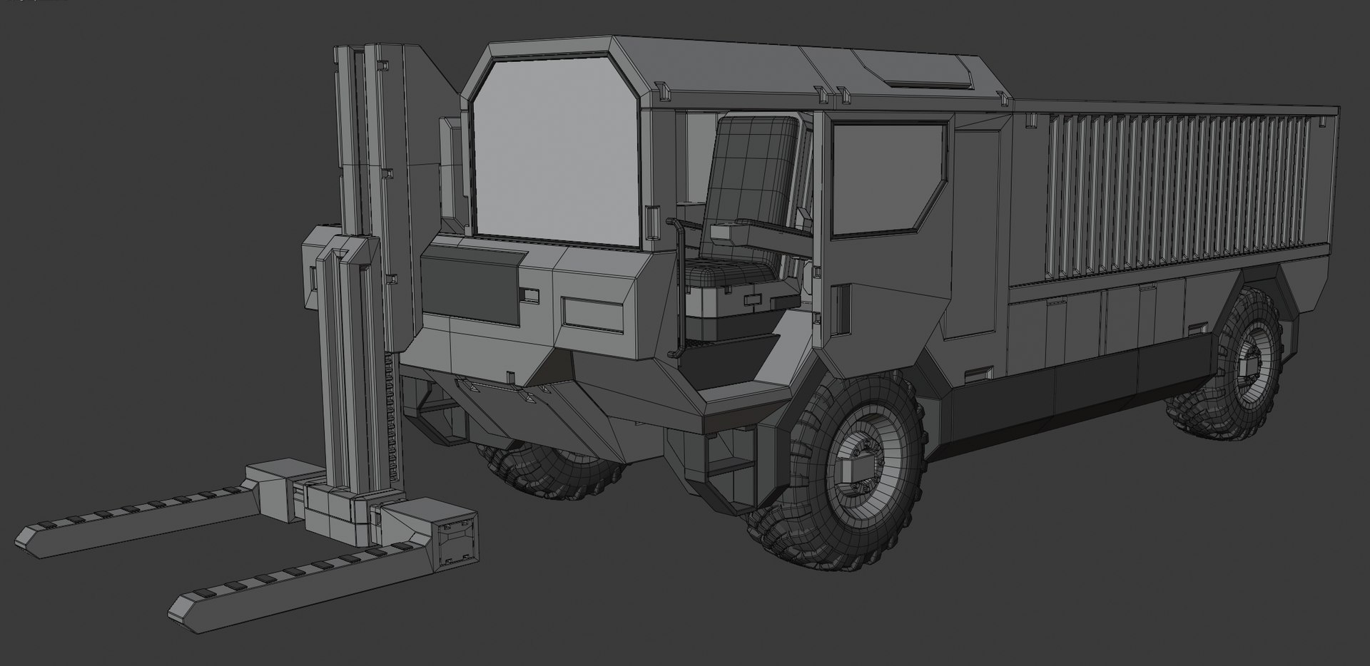 Loader interior 3D - TurboSquid 1543733