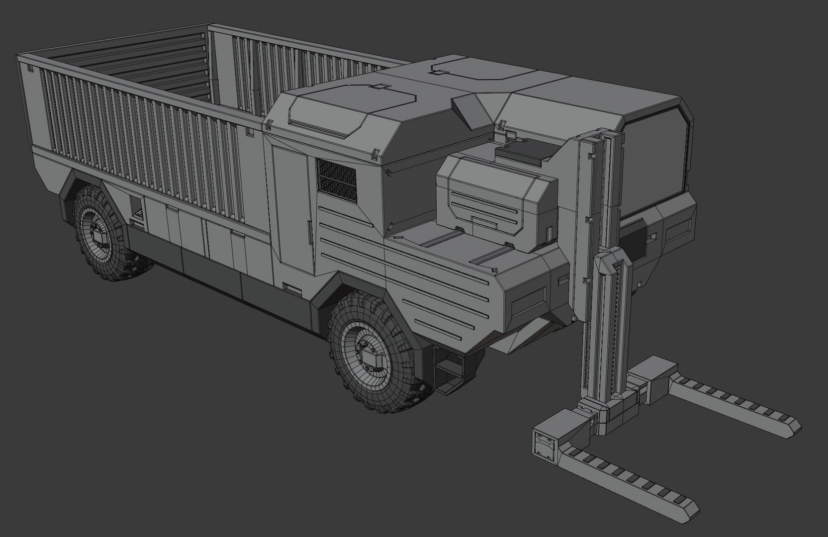 Loader interior 3D - TurboSquid 1543733