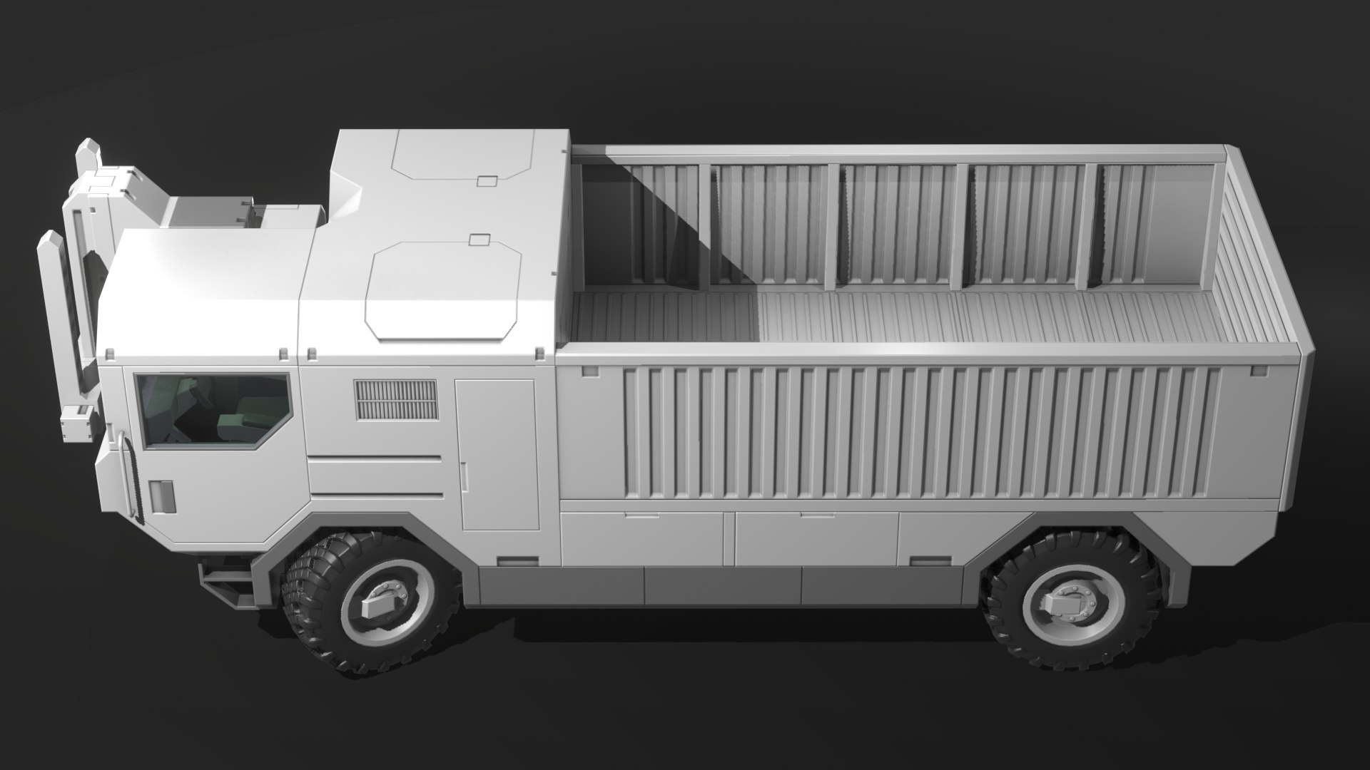 Loader interior 3D - TurboSquid 1543733