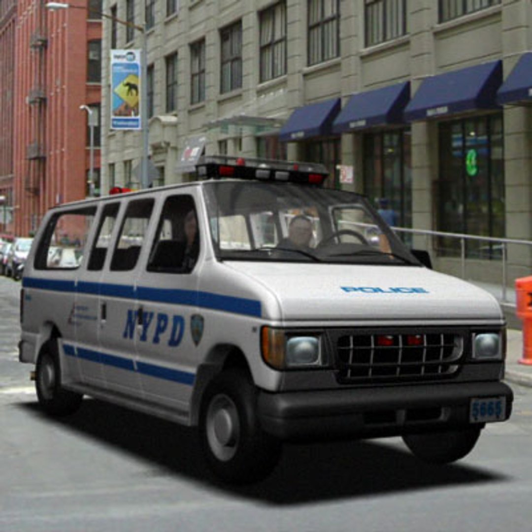 Police Van Nypd 3d Model
