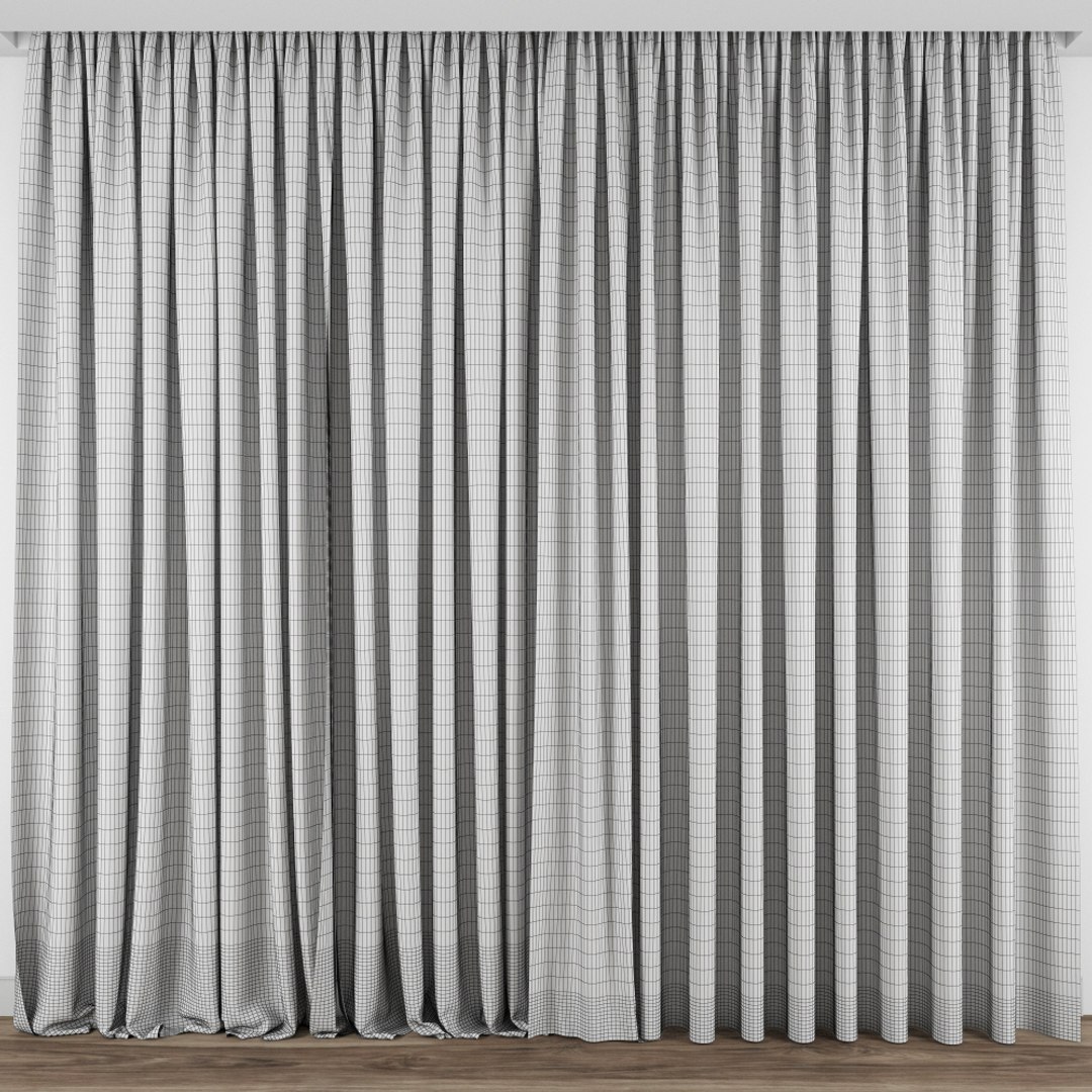 Curtain Fabric Drape 3D Model - TurboSquid 1618038