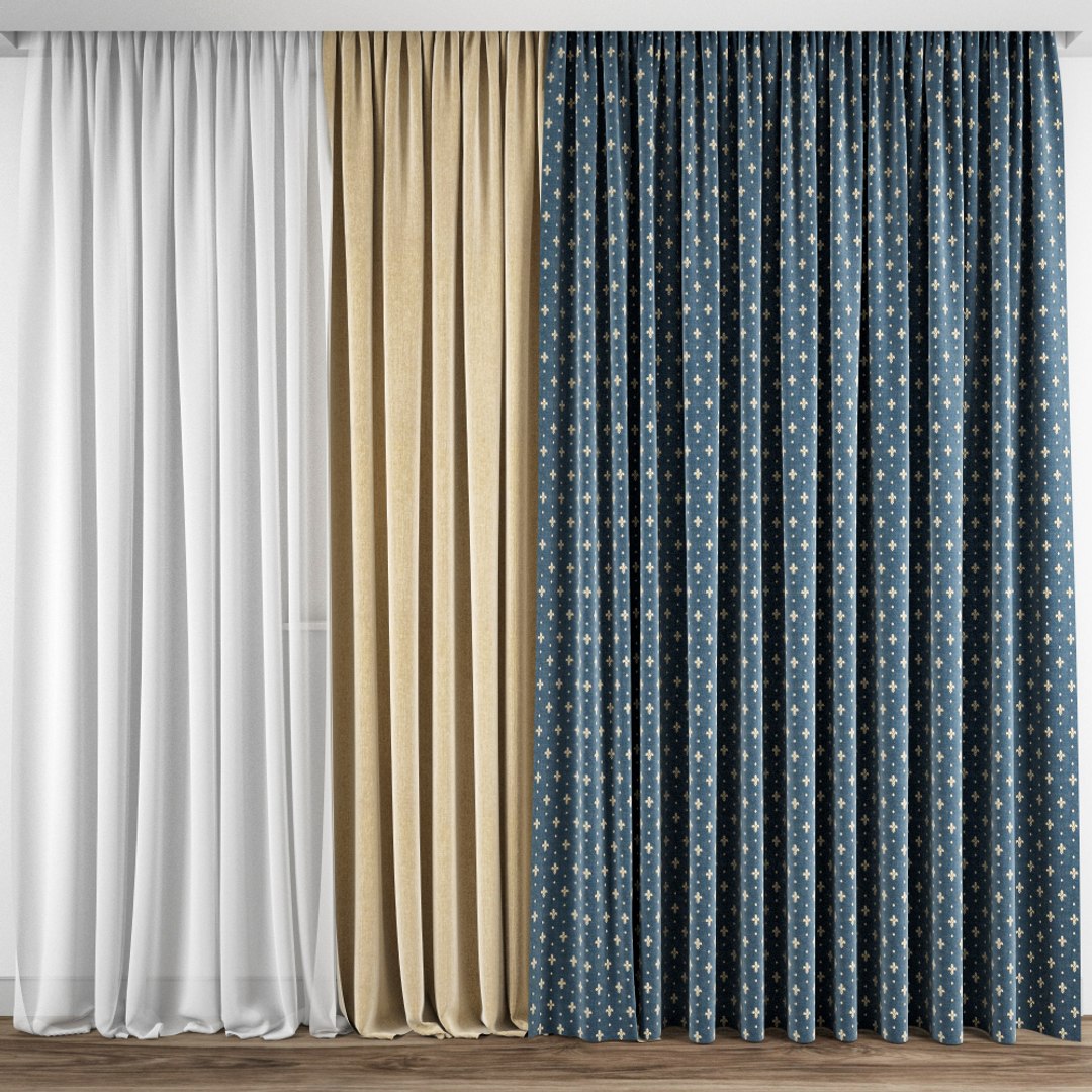 Curtain Fabric Drape 3D Model - TurboSquid 1618038