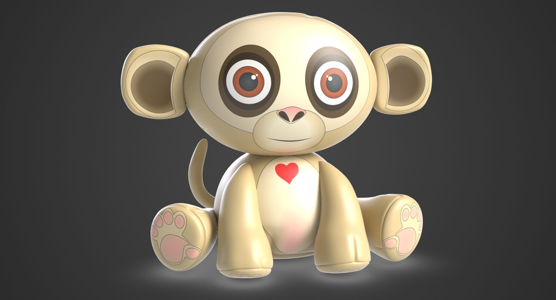 Toy Marcy Monkey 3D Model - TurboSquid 1338788