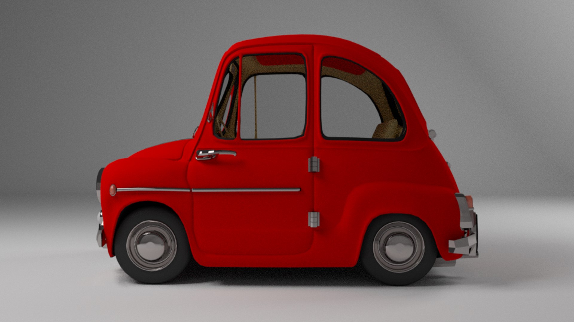 Toon Car 3D Model - TurboSquid 1398229