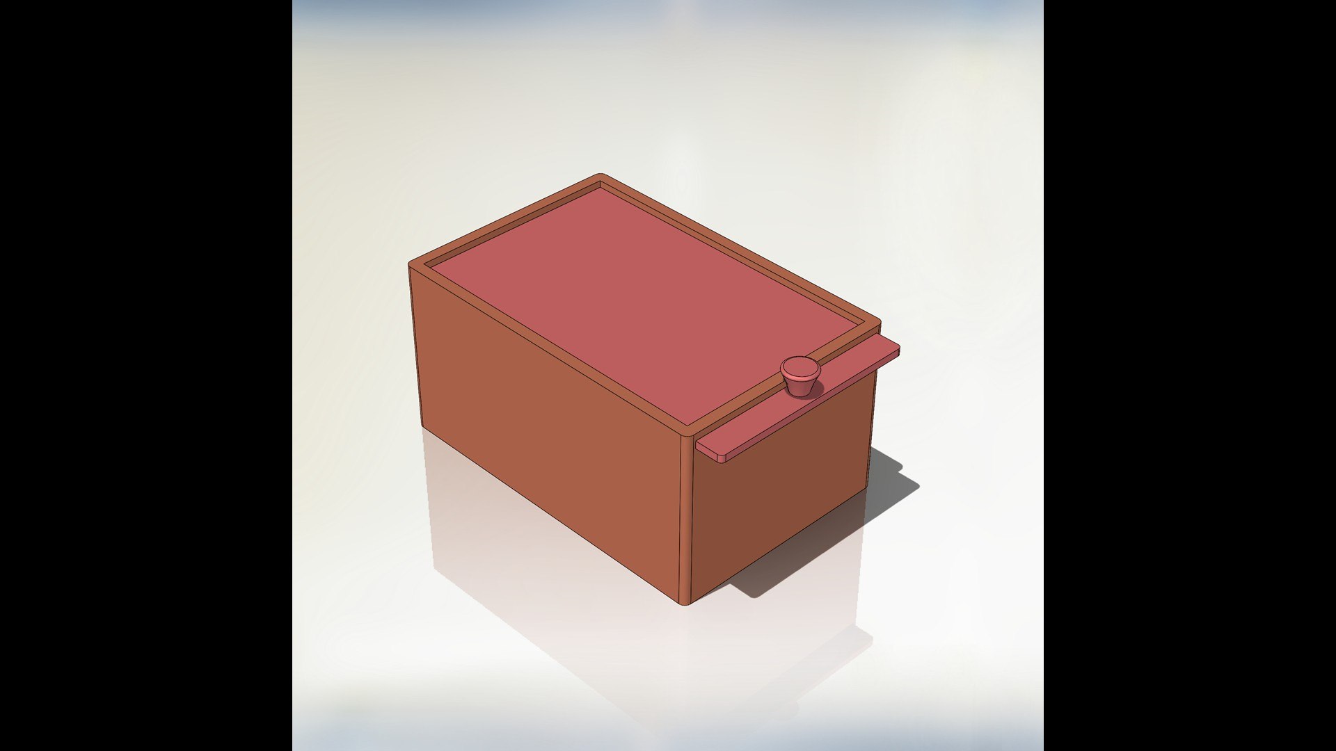 3D Box With Sliding Cover - TurboSquid 2511287