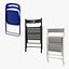 Folding Chairs Closed Collection 2 3D Model - TurboSquid 2158188