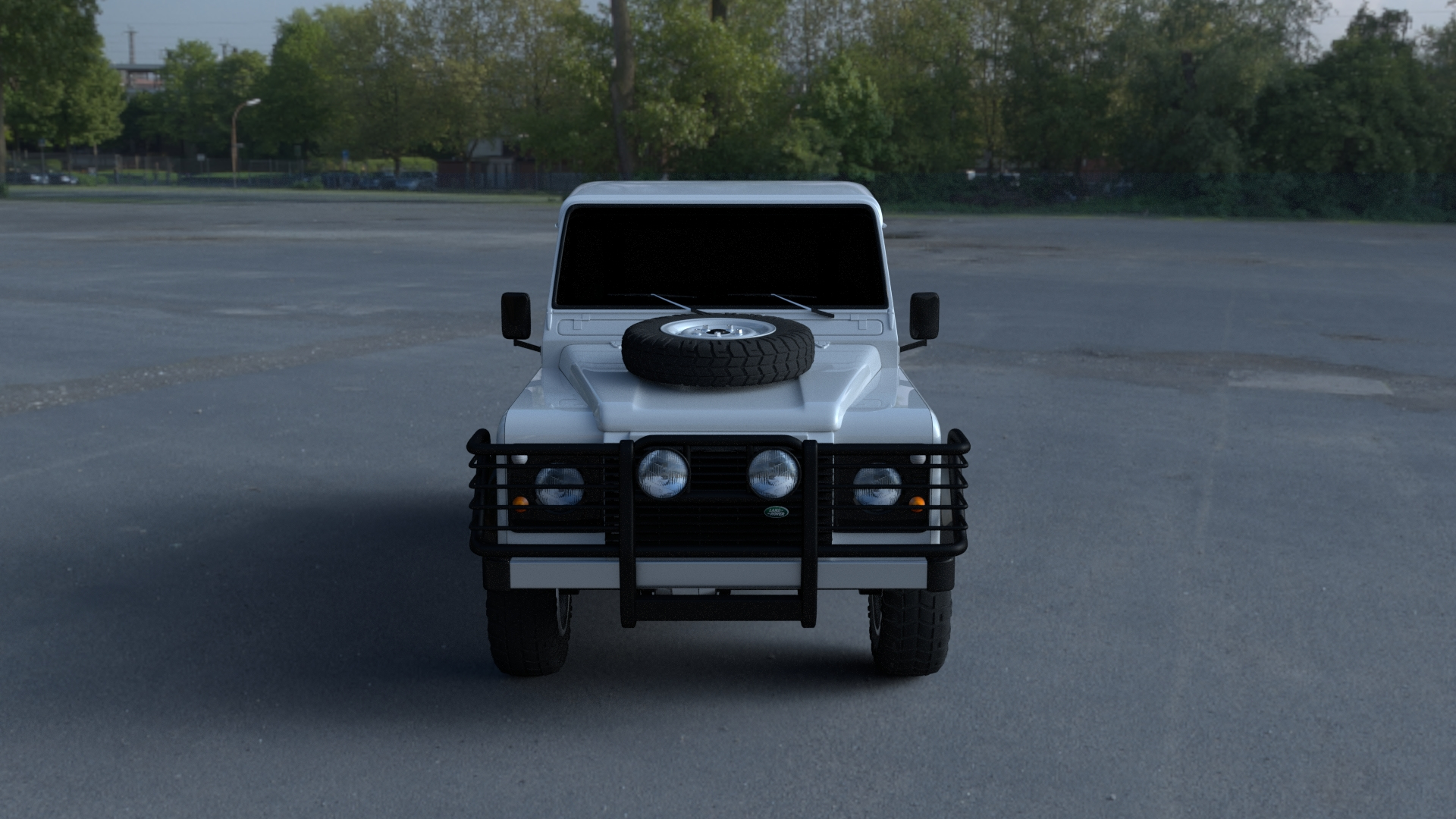 land rover defender 90 obj