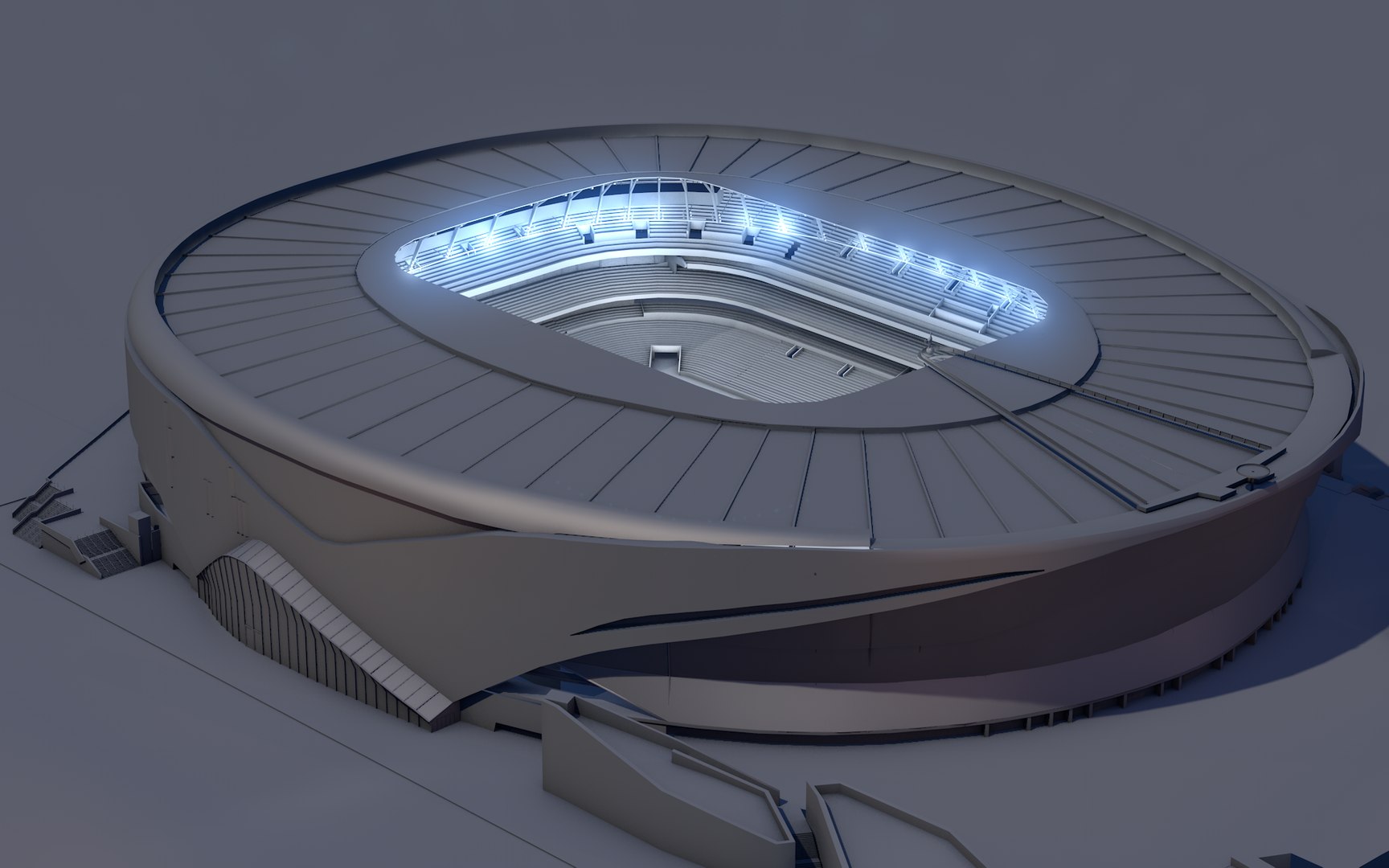 Tottenham Football Stadium 3D Model - TurboSquid 1439664