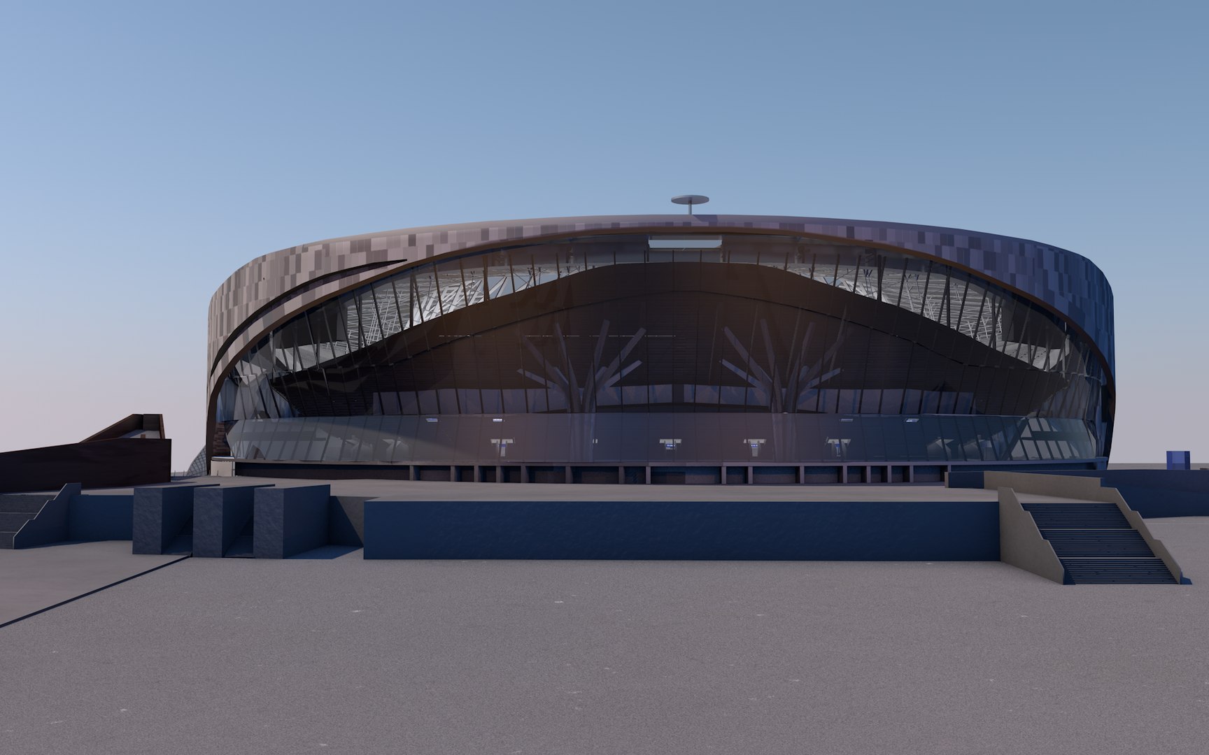 Tottenham Football Stadium 3D Model - TurboSquid 1439664