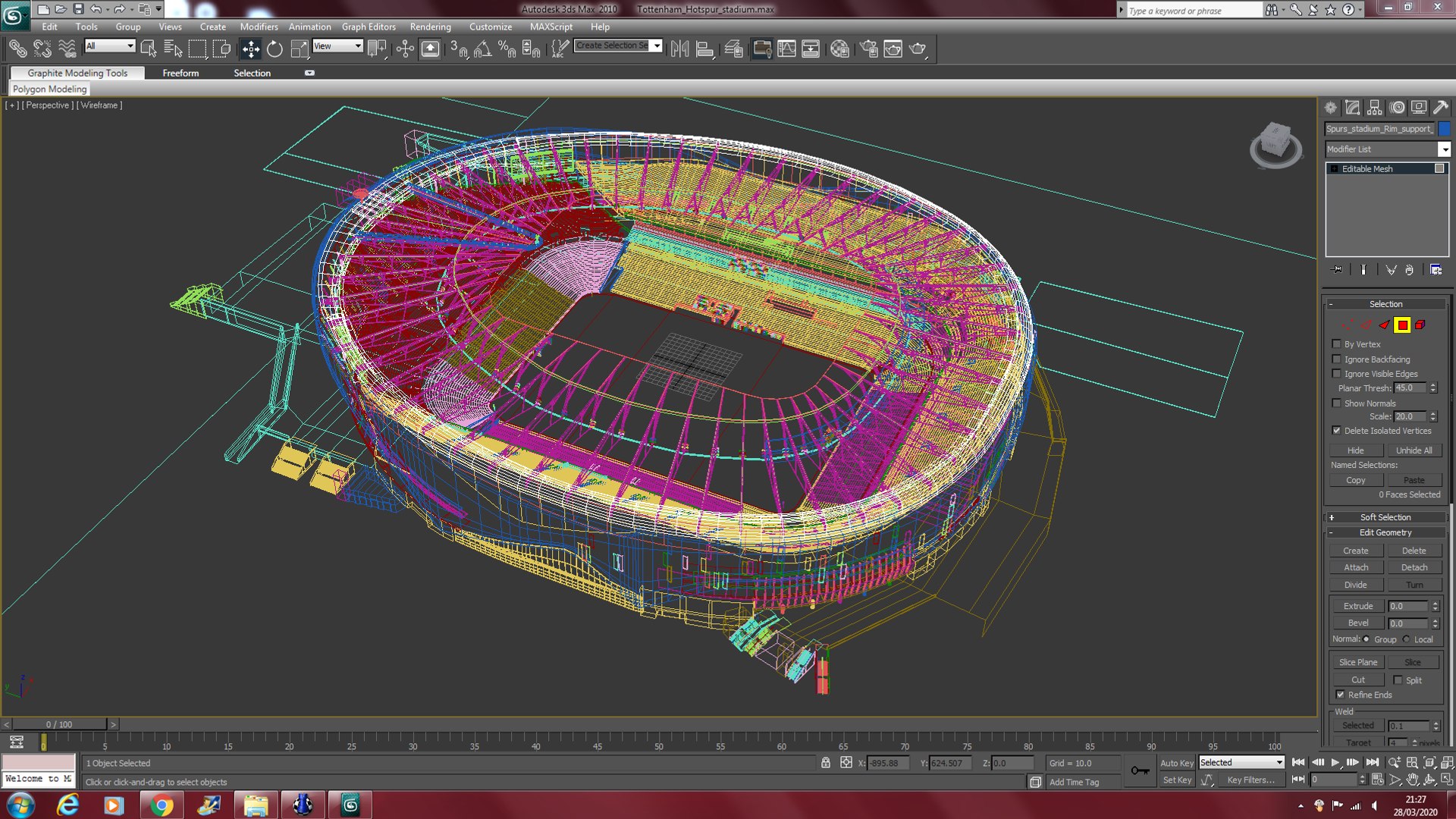 Tottenham Football Stadium 3D Model - TurboSquid 1439664