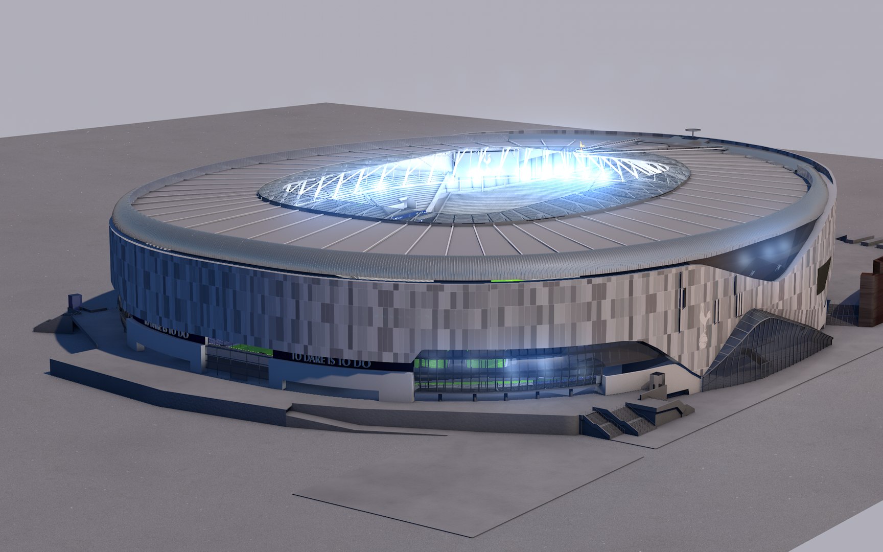 Tottenham Football Stadium 3D Model - TurboSquid 1439664