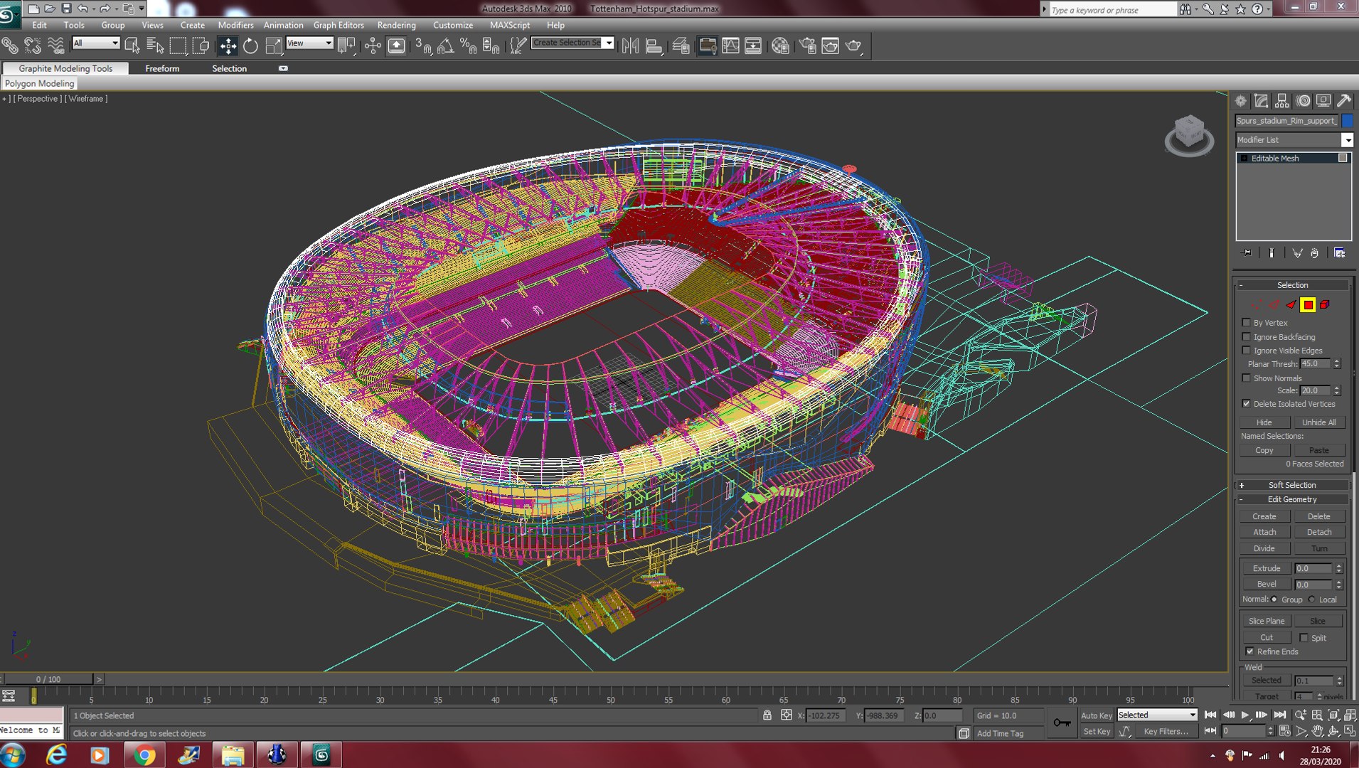 Tottenham Football Stadium 3D Model - TurboSquid 1439664
