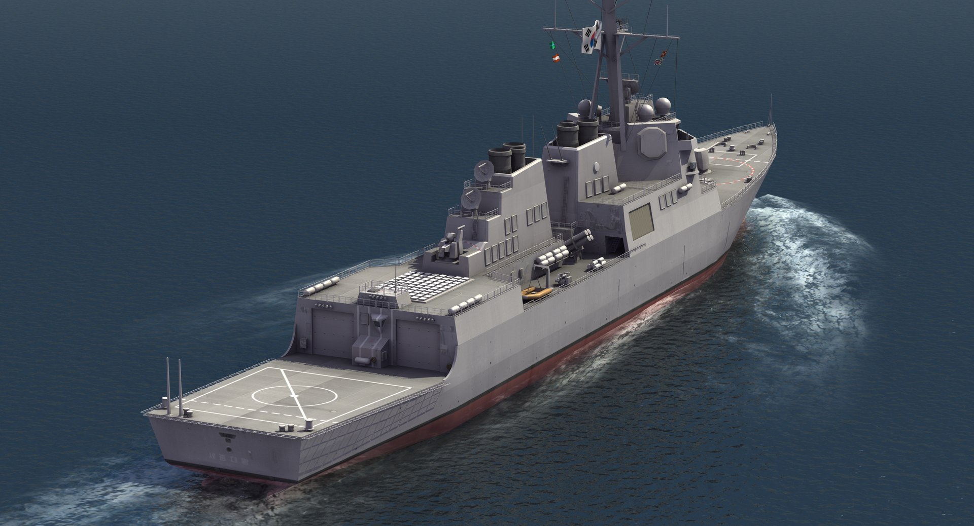 3D Sejong Great Class Model - TurboSquid 1219290