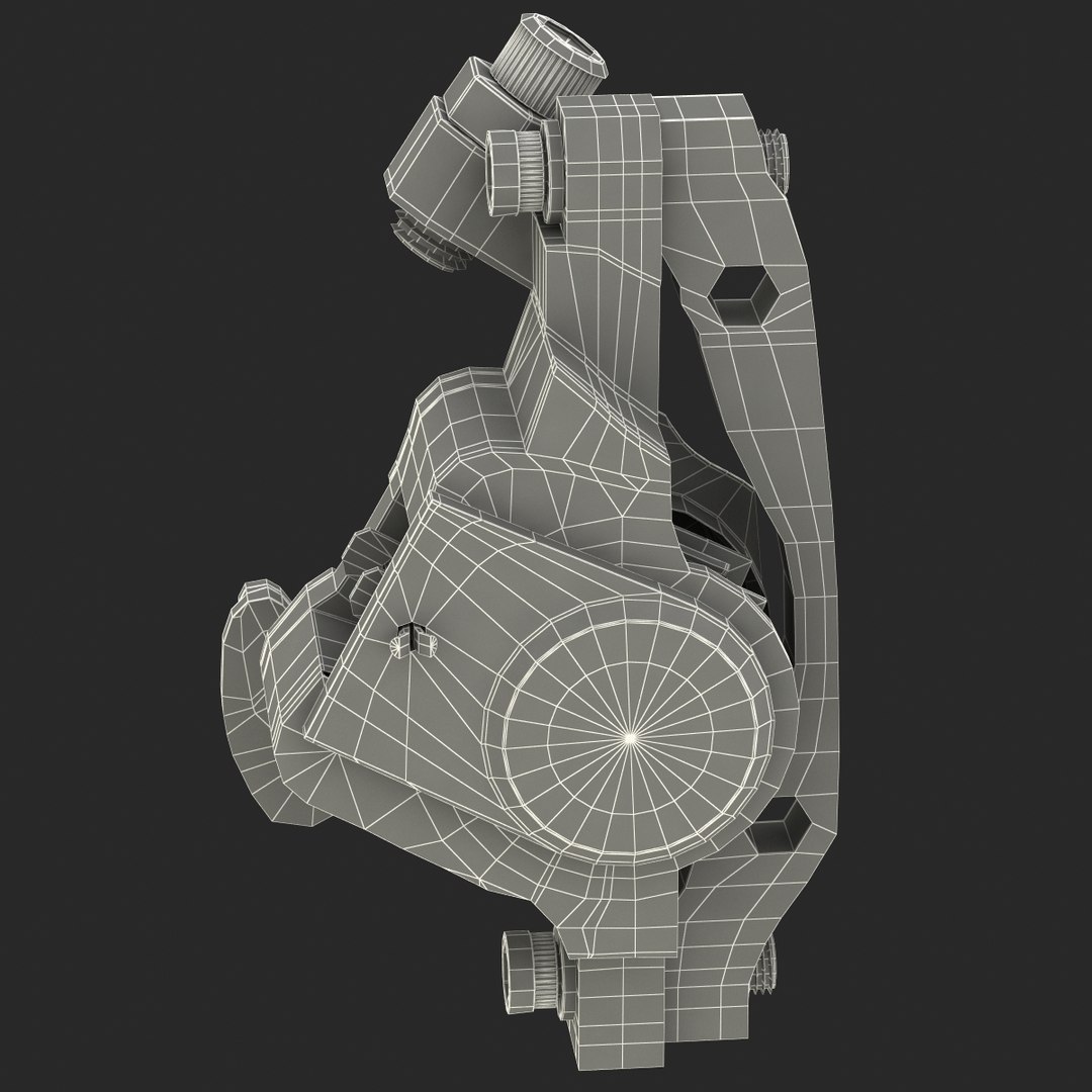 Bicycle Brake Caliper Shimano 3d Model
