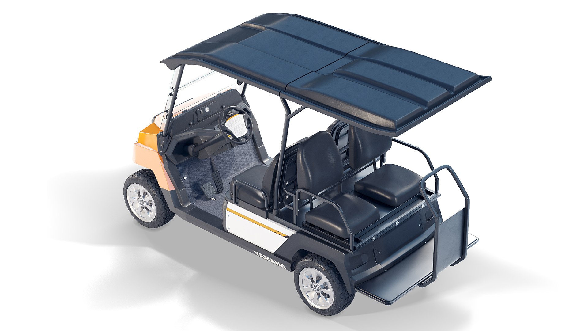 Yamaha Golf Cart UMAX 2X2 3D - TurboSquid 2206660