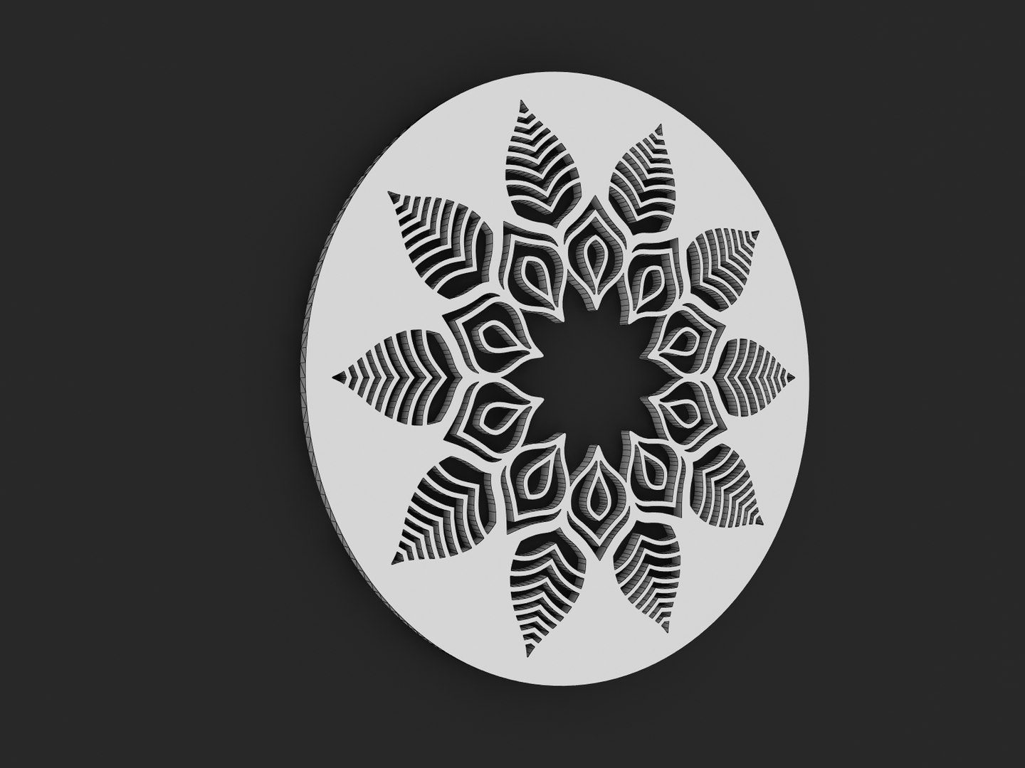 3D mandala cnc - TurboSquid 1583565