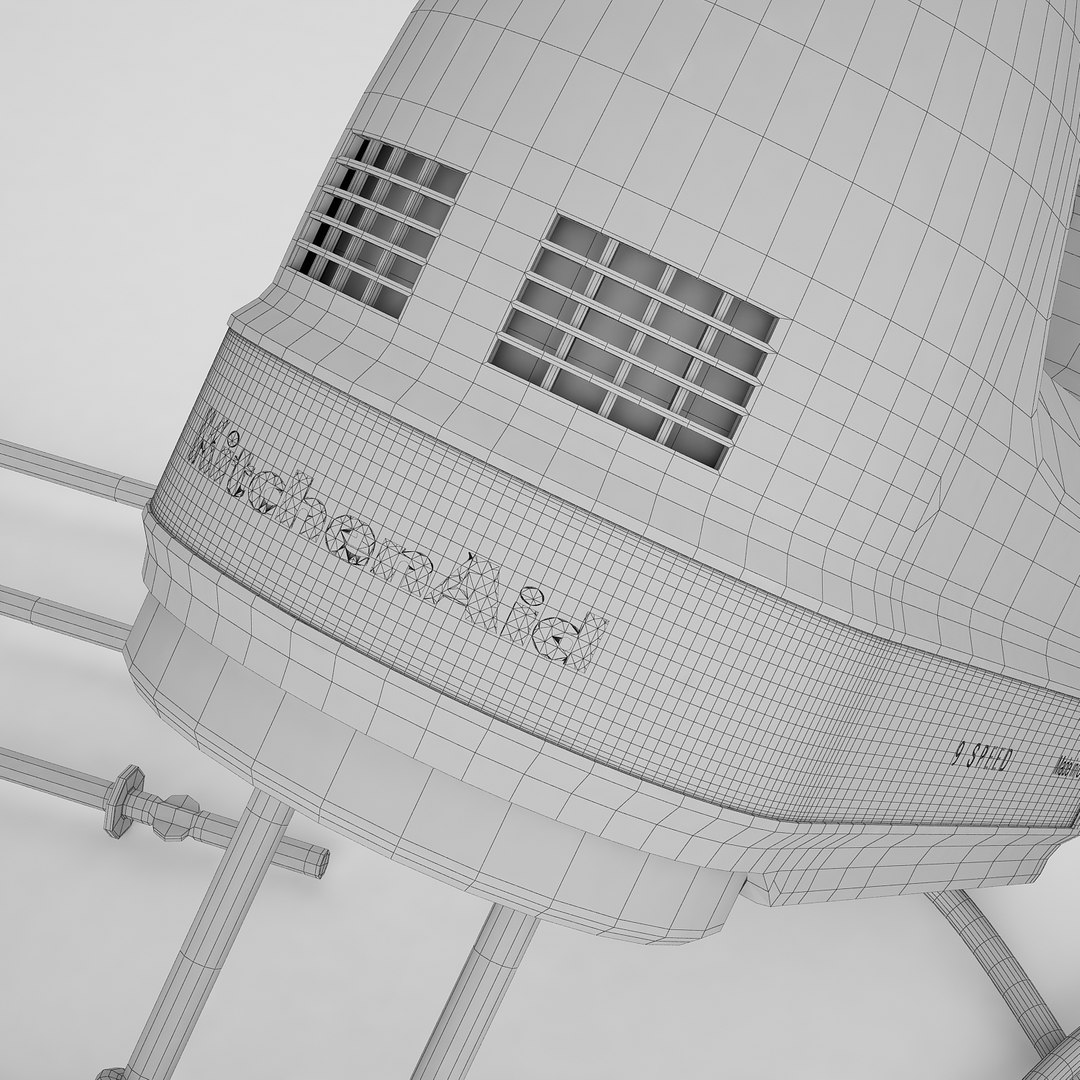 3d model manual mixer kitchen