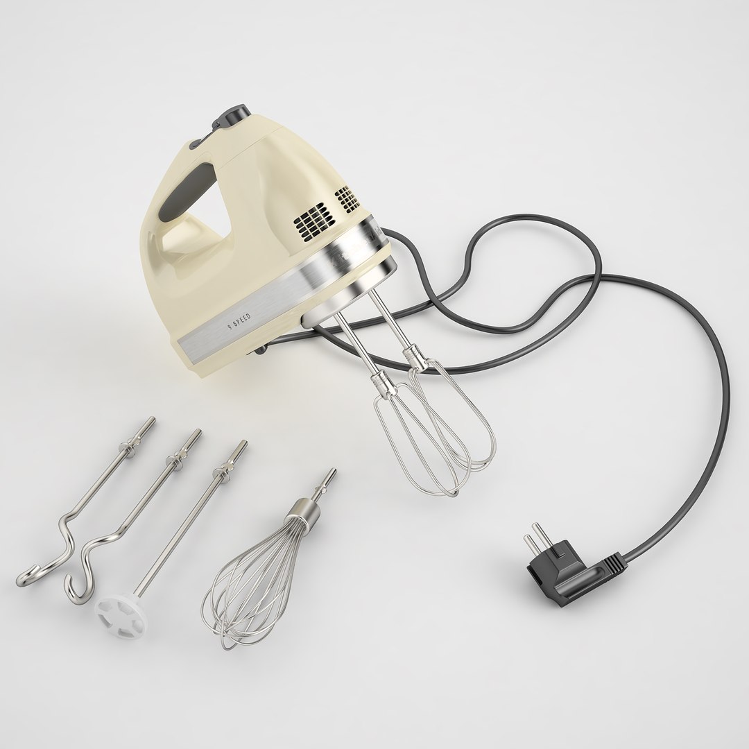 3d model manual mixer kitchen