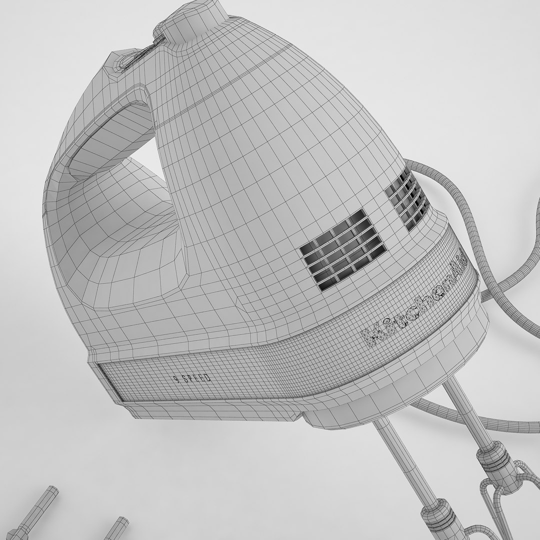 3d model manual mixer kitchen