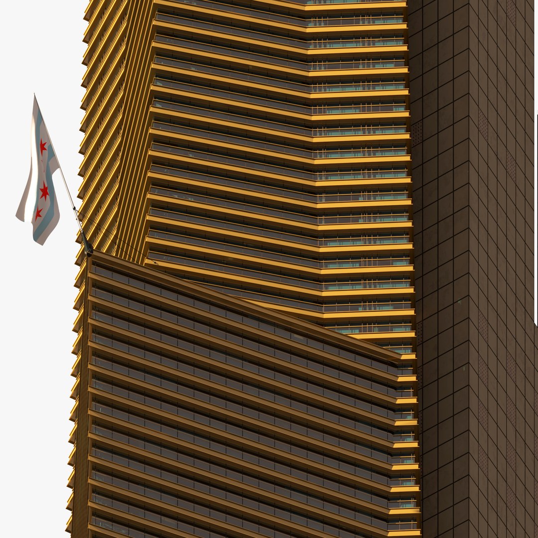 3D Mile High Tower The Illinois 3D Model - TurboSquid 2154832