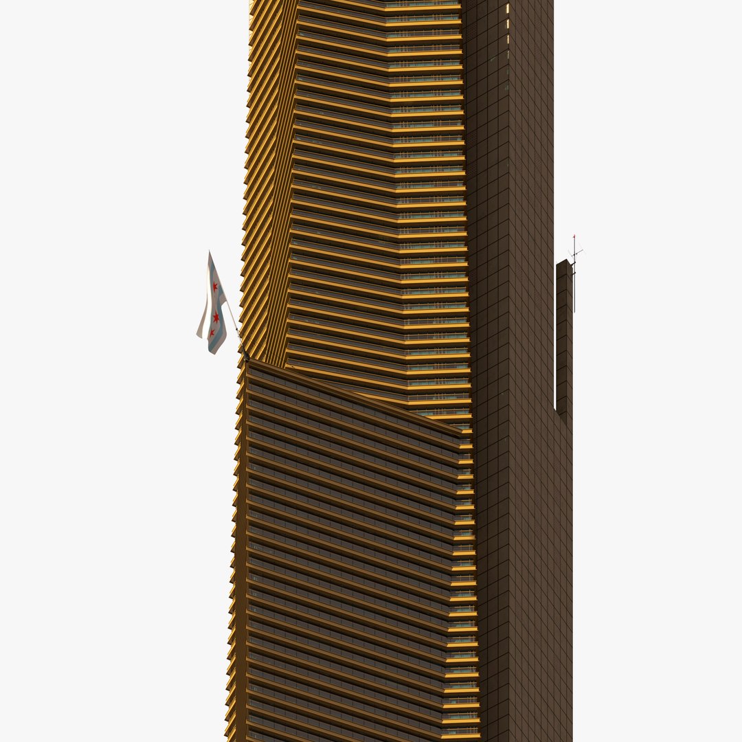 3D Mile High Tower The Illinois 3D Model - TurboSquid 2154832