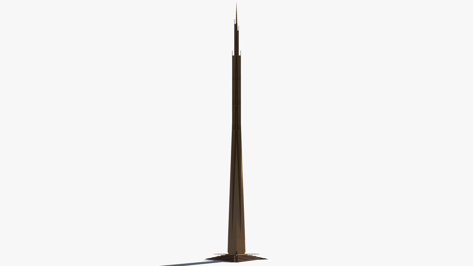 3D Mile High Tower The Illinois 3D Model - TurboSquid 2154832