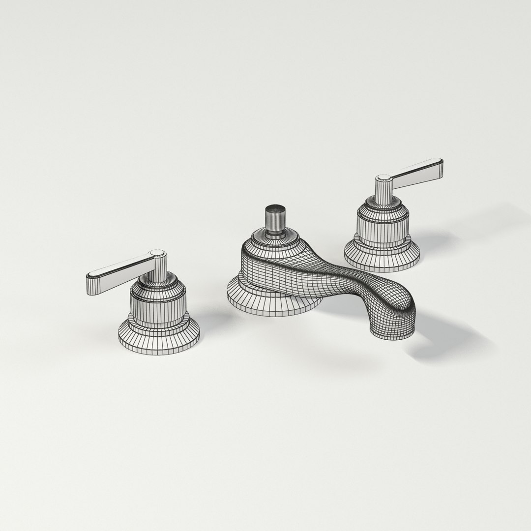 3d Sigma Moderne Widespread Lavatory Model