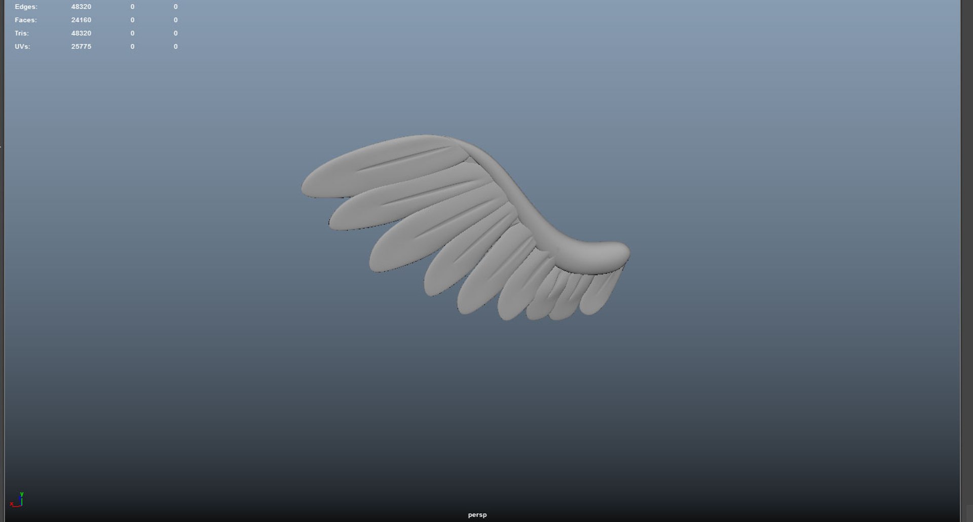 3d Model Of Wings