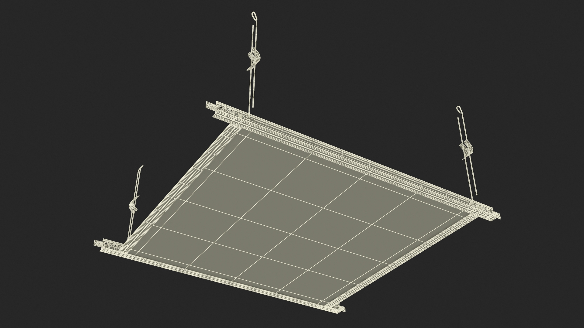 Mineral Fiber Ceiling 3D Model - TurboSquid 1991548