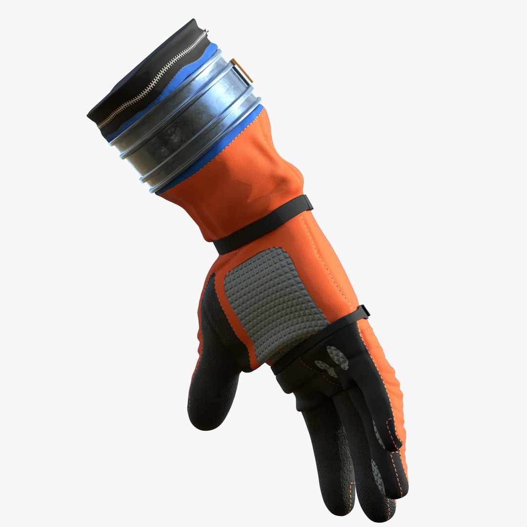 3D Model Artemis Orion Crew Survival System OCSS Gloves 3D Model ...