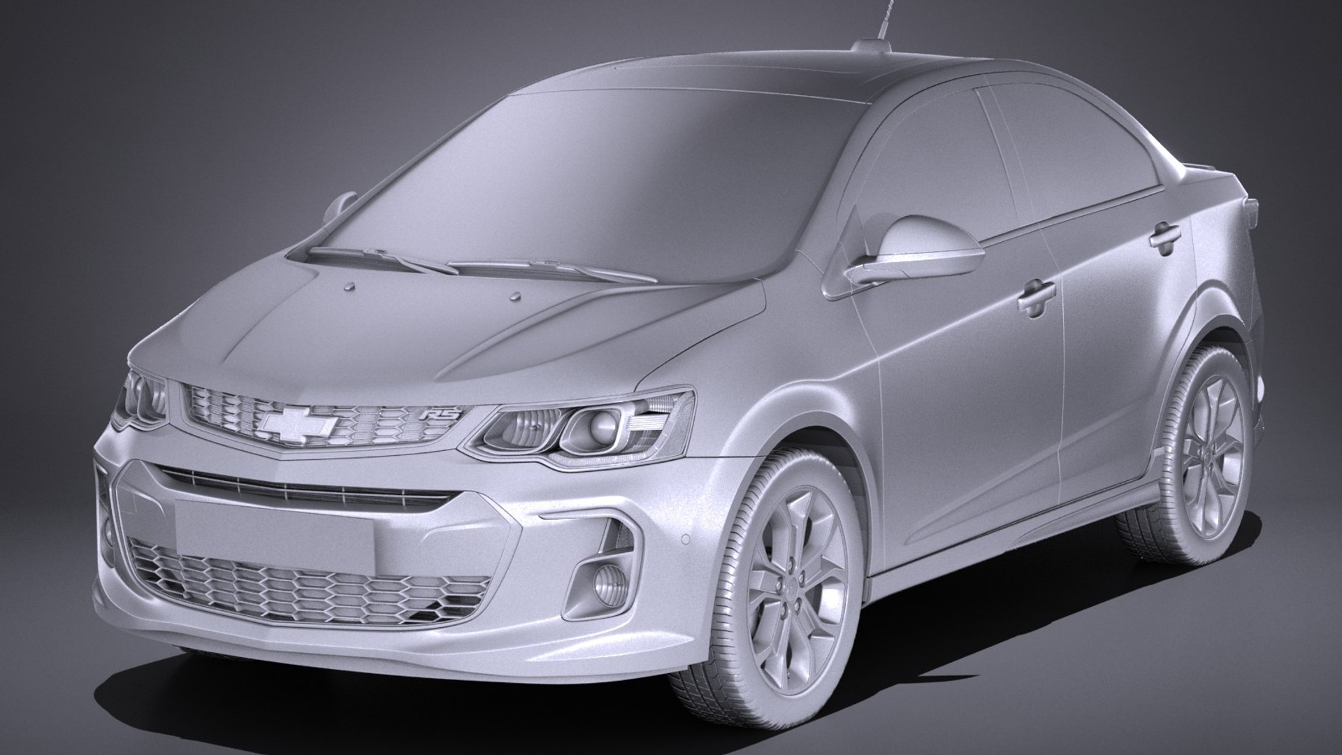 3d Chevrolet Sonic Sedan