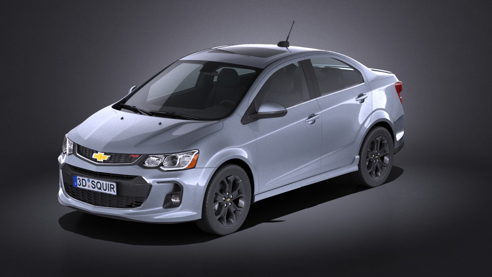 3d Chevrolet Sonic Sedan