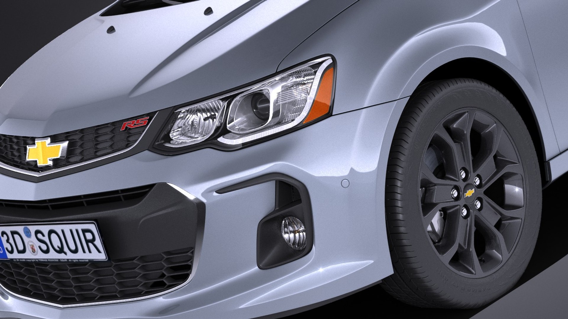 3d Chevrolet Sonic Sedan