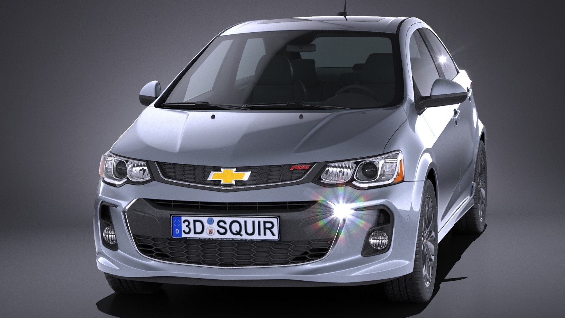 3d Chevrolet Sonic Sedan