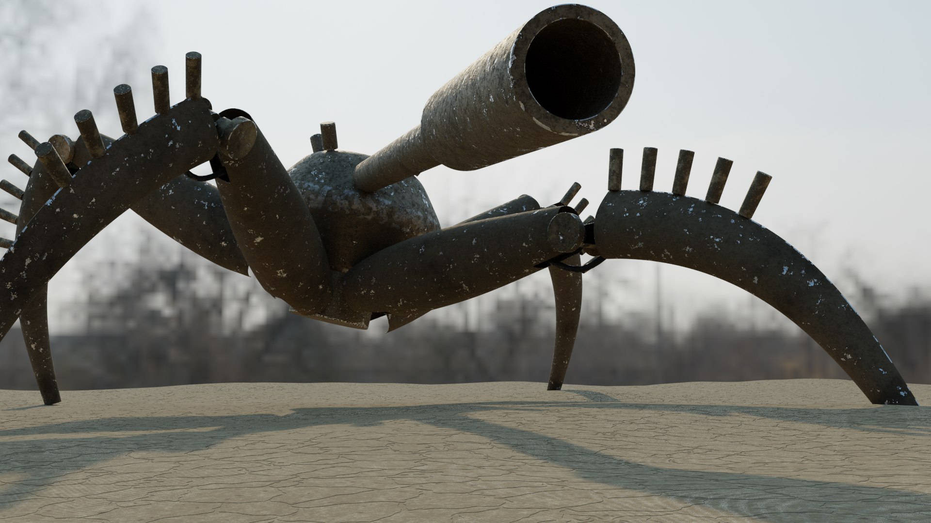 3D Spider Mecha - TurboSquid 1754844