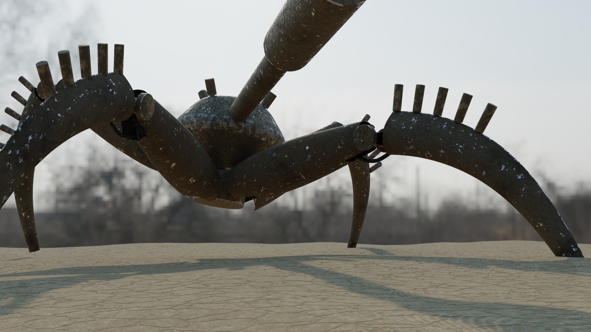 3D Spider Mecha - TurboSquid 1754844